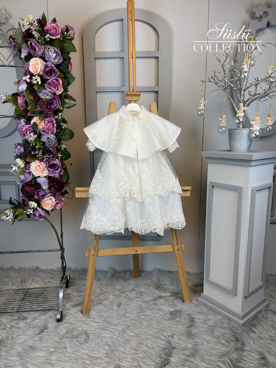 Ribbon Detailed Embroidered Collar SCEYK10142 - Etsy