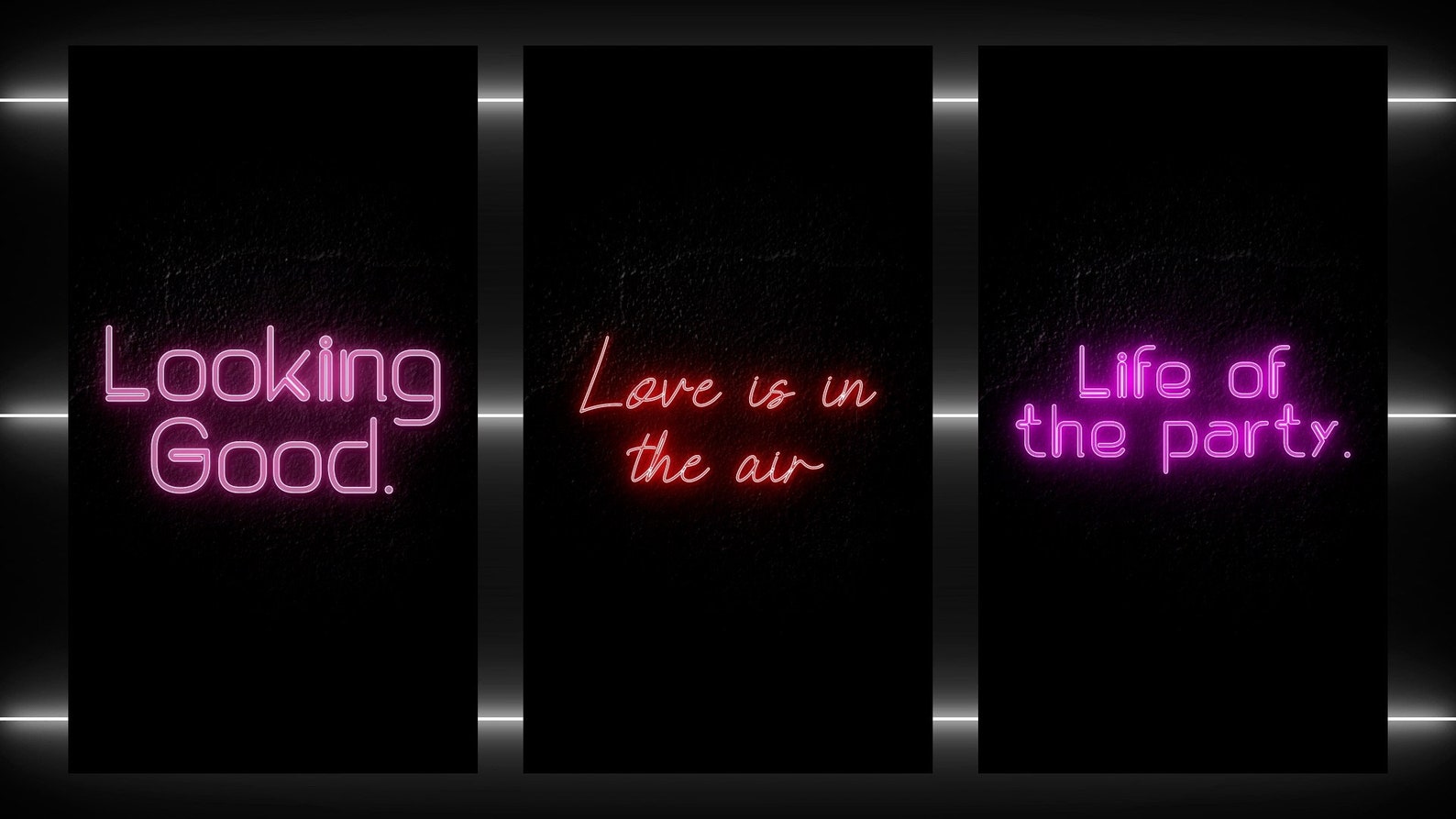 Neon Animation Pack. Neon Animations Set for Mirror Photo - Etsy