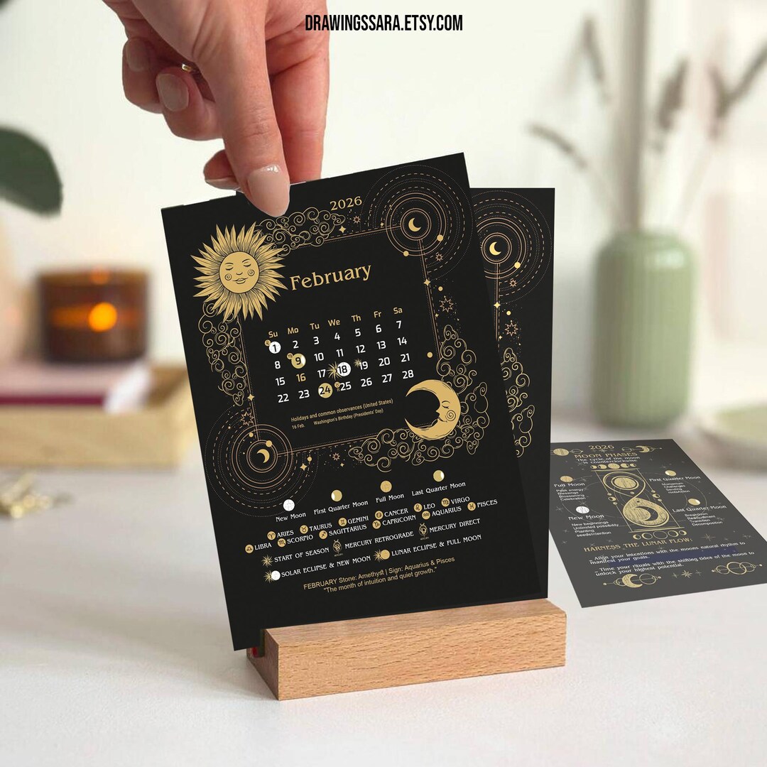 2026 Monthly Calendar – Romantic Lover Gift - Etsy