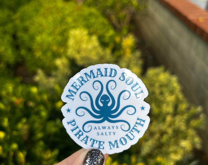 Steampunk Pirate Ship Sticker Waterproof Vinyl Decal for Laptops, Water ...