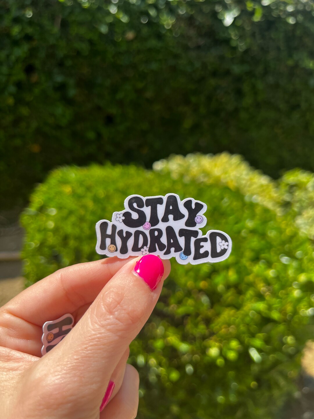 Stay Hydrated Holographic Waterproof Sticker Vinyl Decal/hydroflask ...