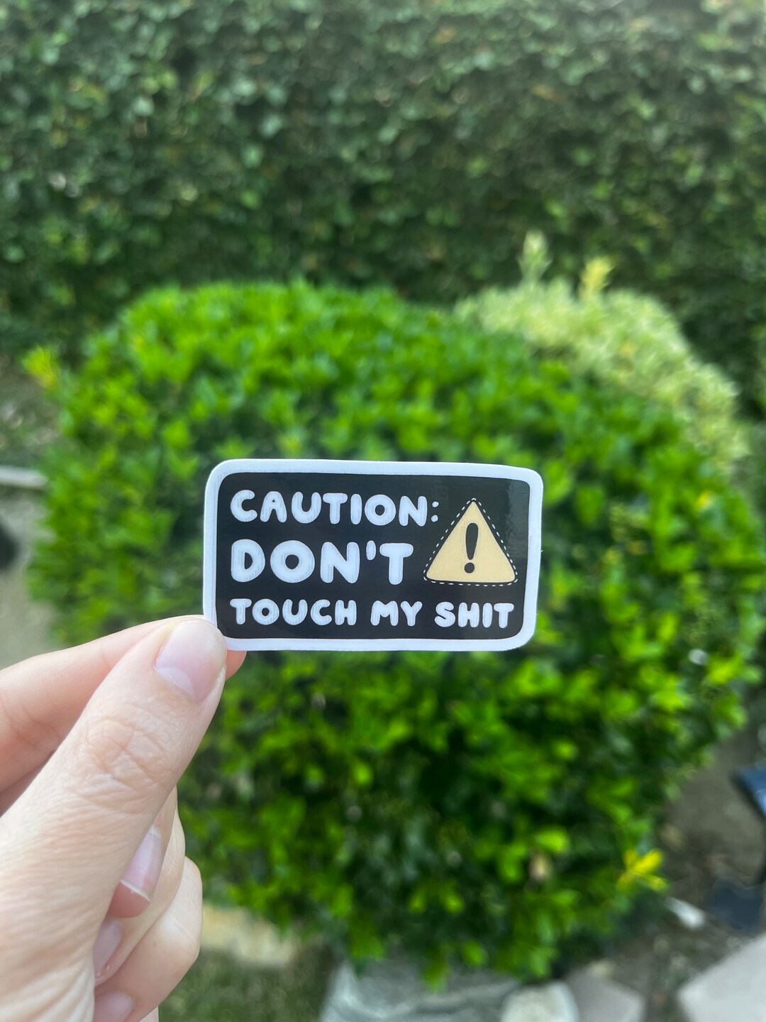 Caution Don’t Touch My Shit /mental Health/ Overstimulated/hydroflask ...