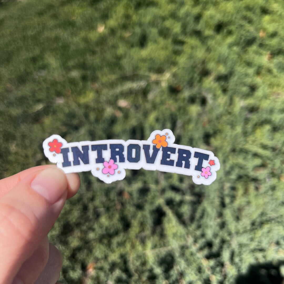 Introvert Mental Health Awareness Waterproof Sticker Decal - Etsy