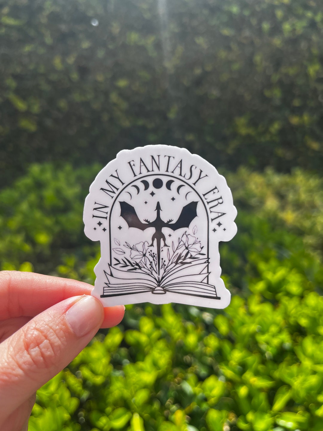 In My Fantasy Book Era Waterproof Holographic Sticker Decal / Book Club ...