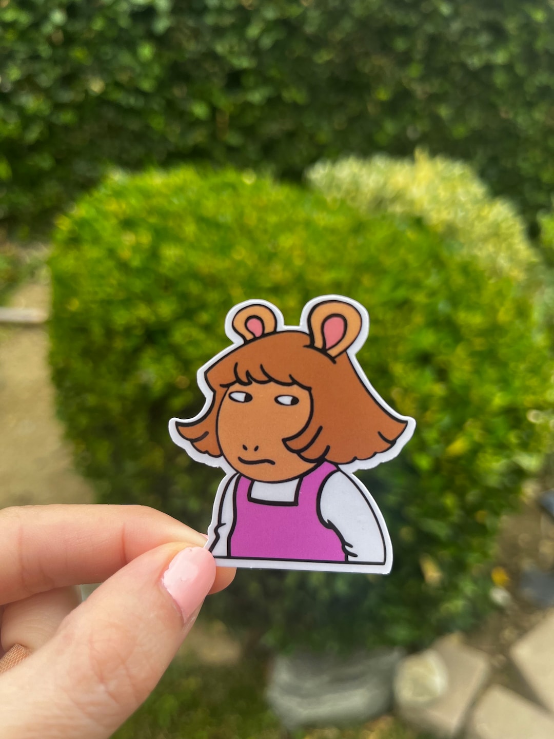 DW Side Eye Meme Waterproof Sticker Decal/arthur/90s/throwback/library ...