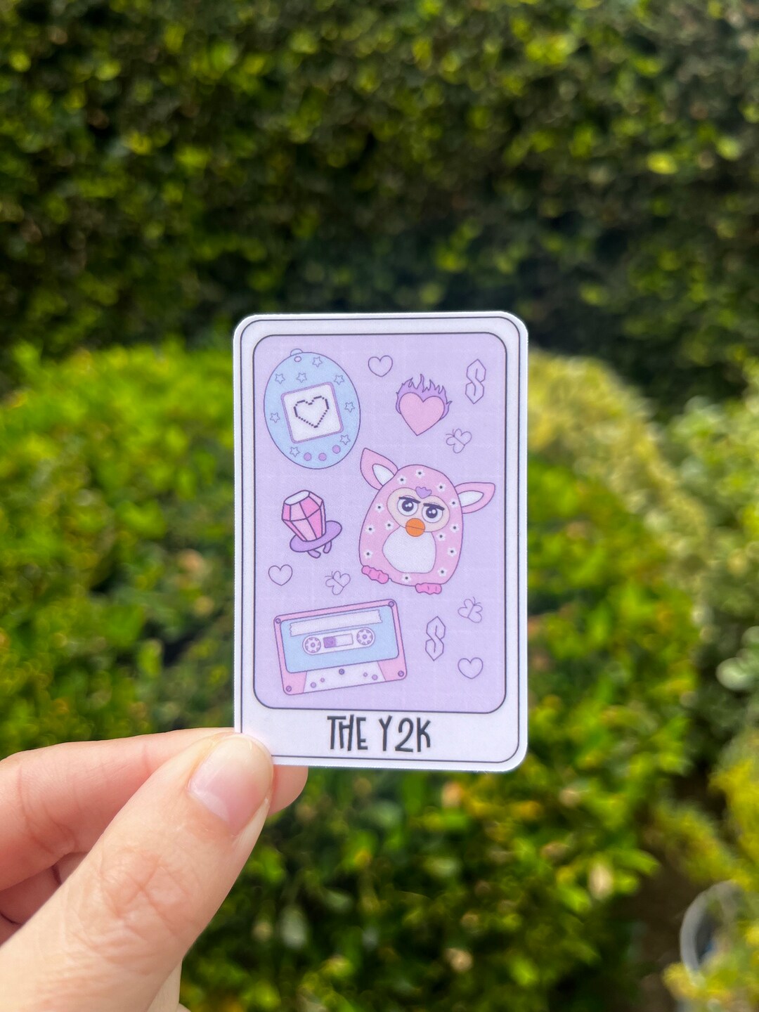 The Y2K Tarot Card Sticker Waterproof Decal / Kindle Sticker/ Book ...