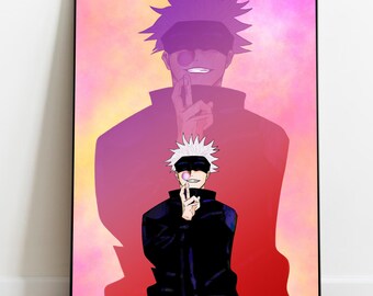 Anime Gojo Poster - Etsy UK