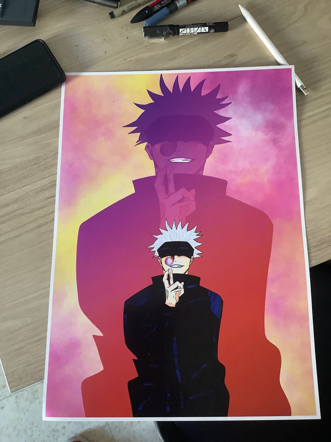 Gojo Satoru Poster A3 - Etsy Australia