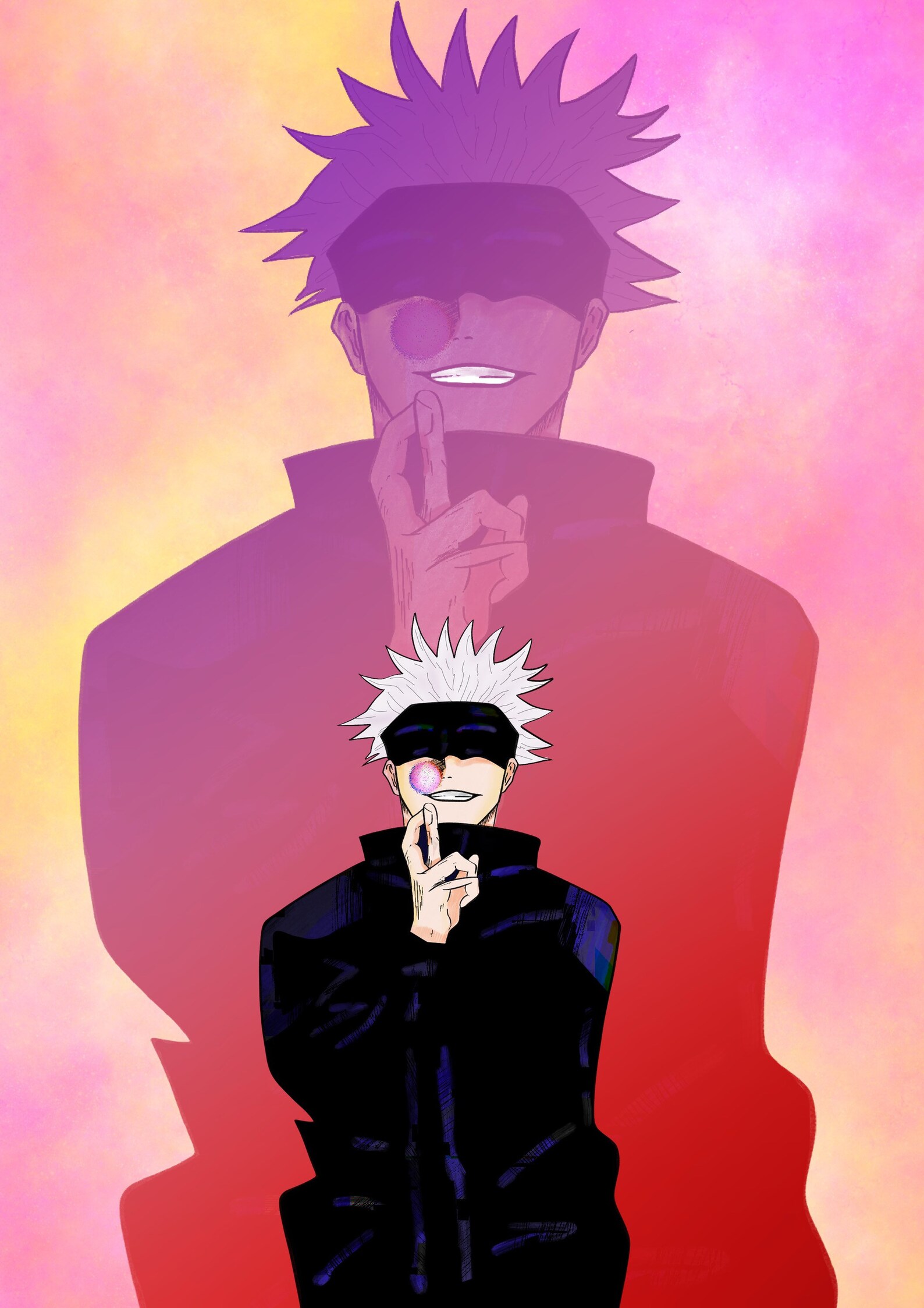 Gojo Satoru Poster A3 - Etsy Australia