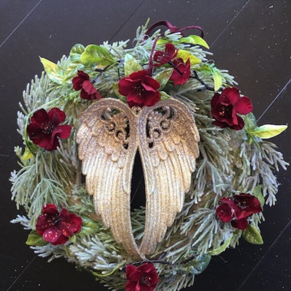 Angel Wing Wreaths - Etsy