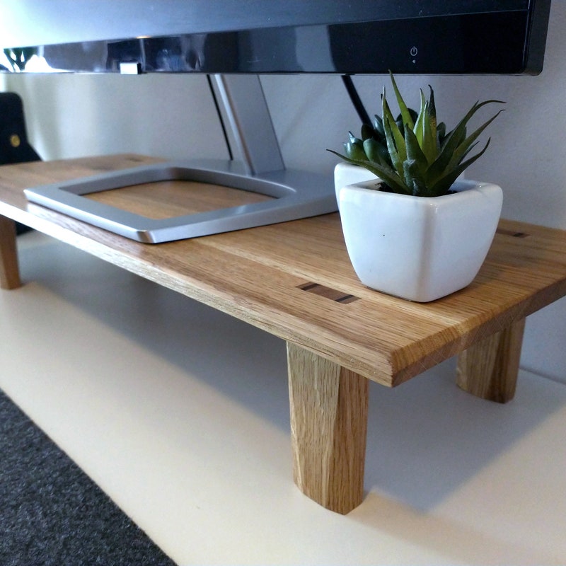 Wood Monitor Stand - Etsy