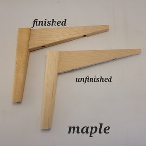 6" Hardwood Furniture Legs, Set of 4, Walnut, Oak, Maple, Mahogany ...