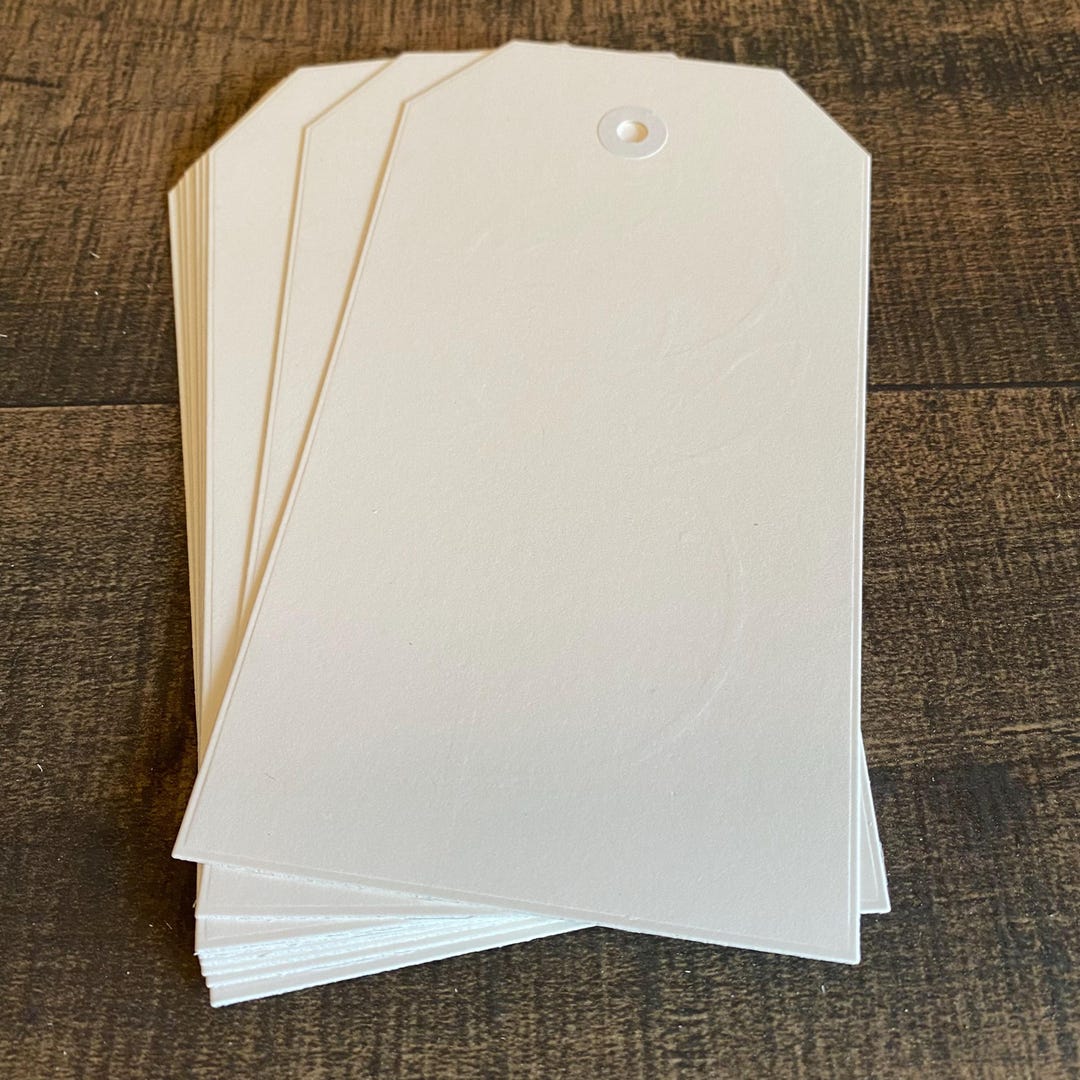 Extra-large Blank Mixed Media Heavy Card Stock Tags DIY Tags Mixed ...