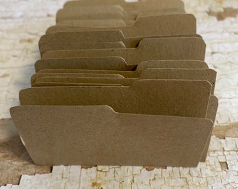 Miniature File Folders - Etsy