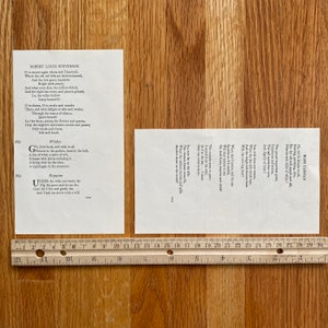 20 Vintage English Poetry Pages | 1950s | Junk Journal Ephemera ...