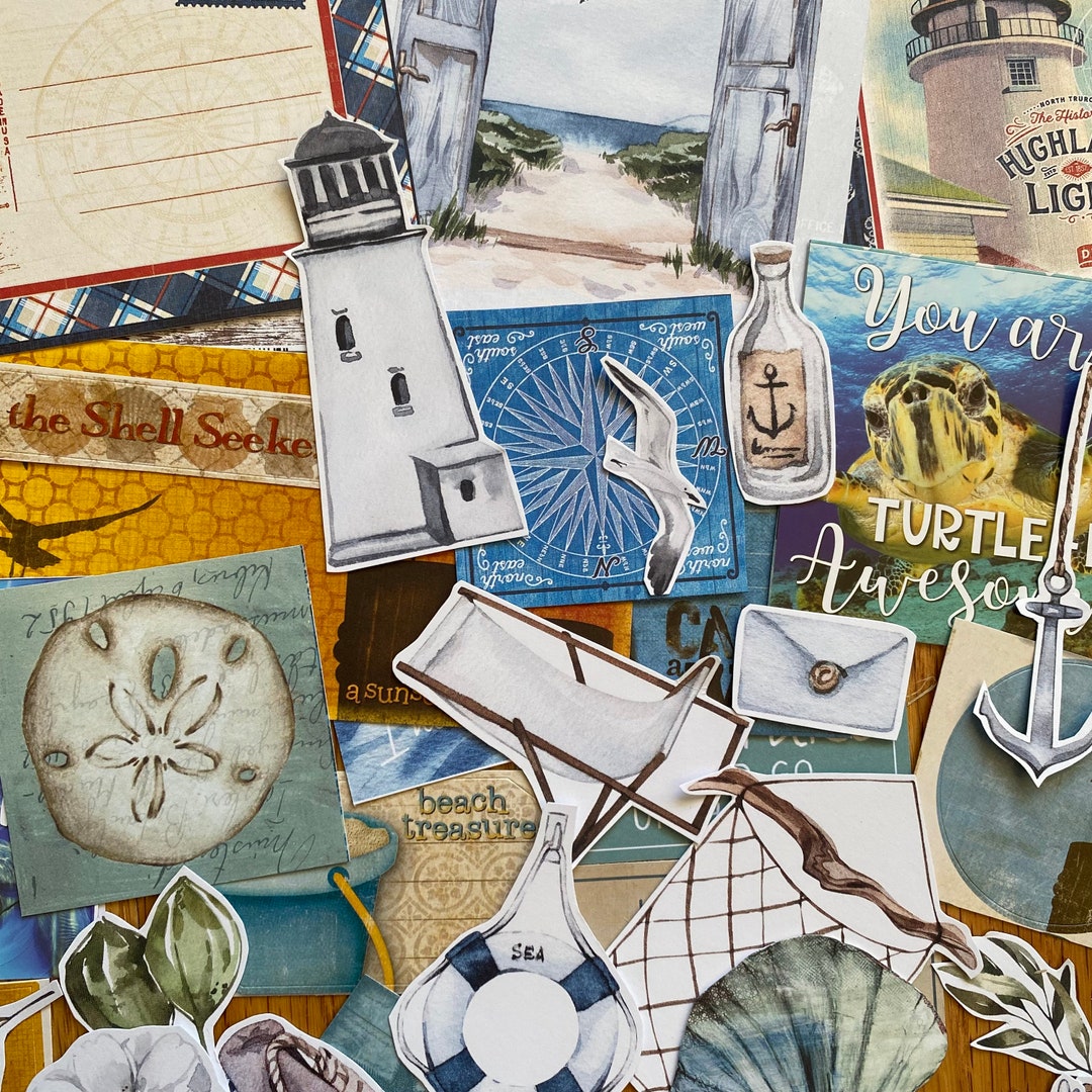 Ocean Sea Travel Themed Ephemera Card Making Scrapbooking - Etsy Australia