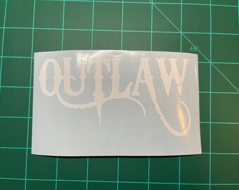 Outlaw Car Decal - Etsy