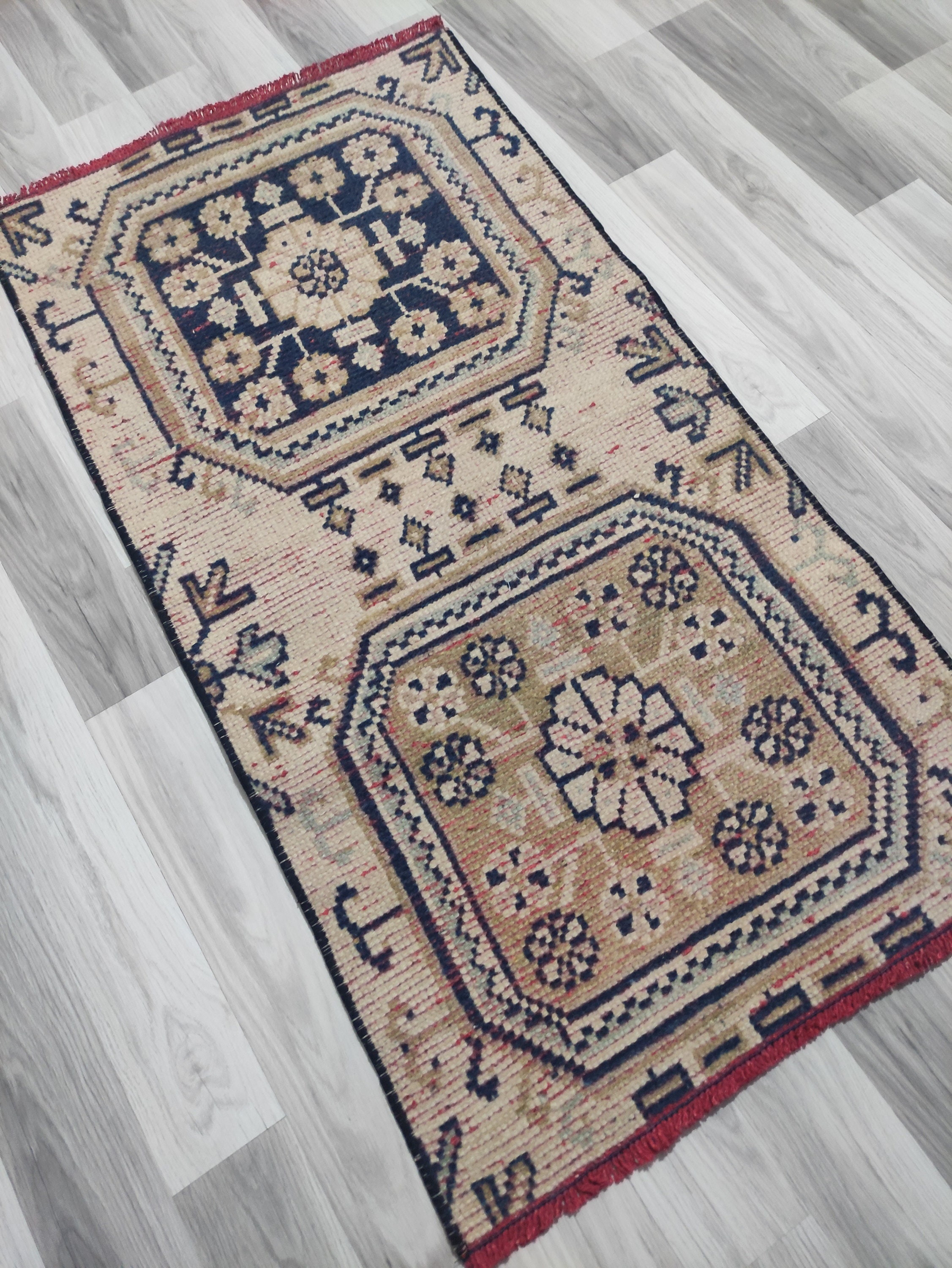 2.00 X 3.74 Ft / Oushak Rug / Turkish Rug / Small Pairs Rugs / Small ...