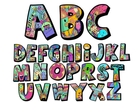 Doodle Letters Alphabet
