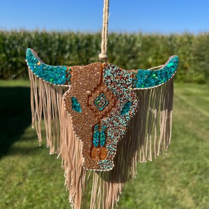 Aztec Bull Freshie (large) - Etsy