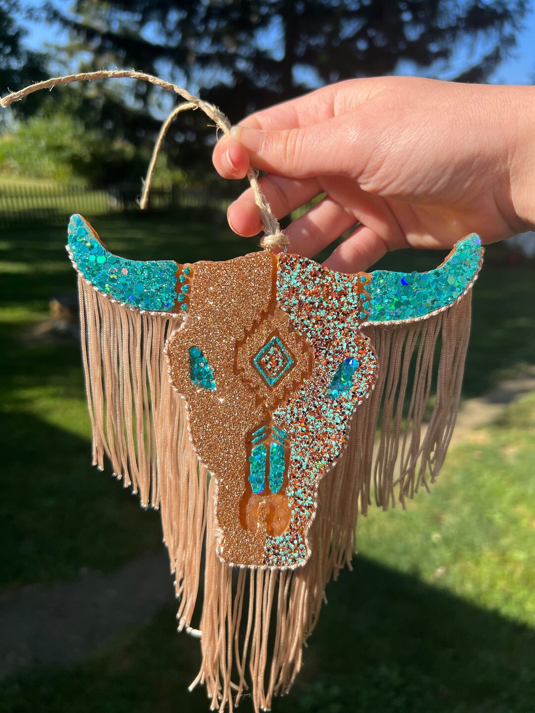 Aztec Bull Freshie (large) - Etsy