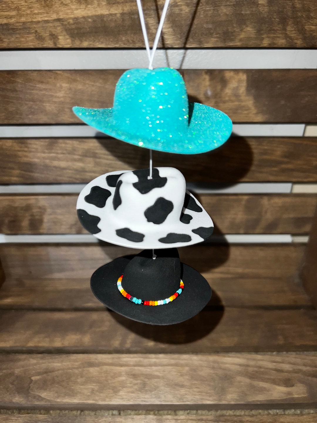 Mini Cowboy Hat Car Charm - Etsy