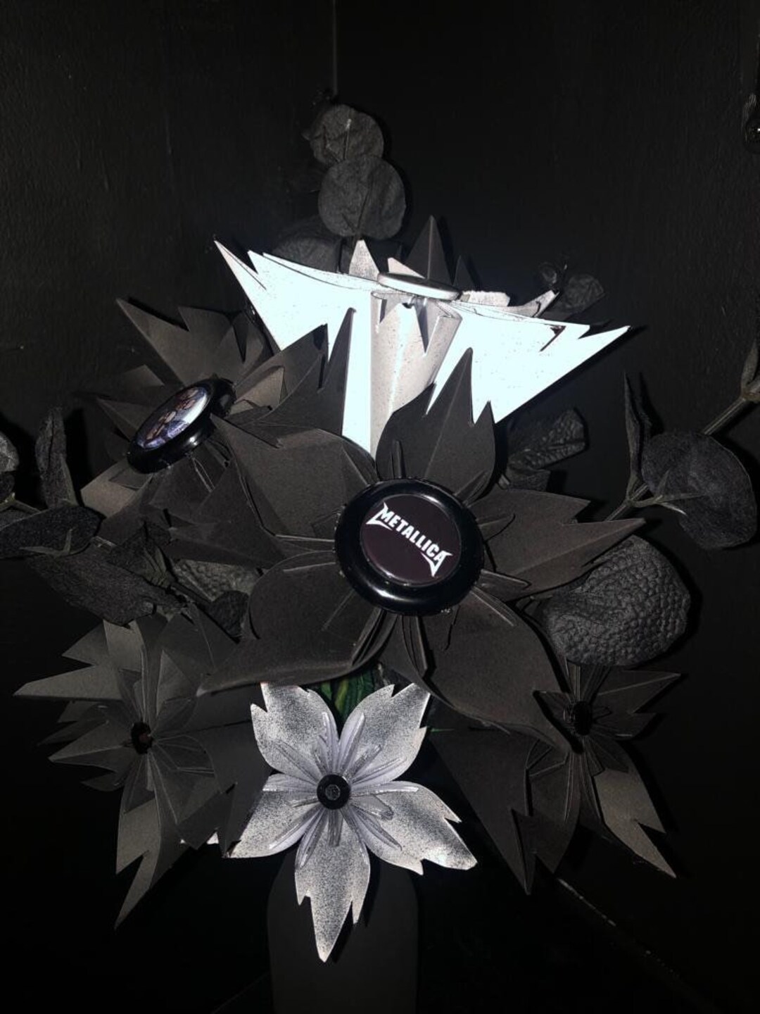 Paper Flowers With Metallica Theme Made to Order - Etsy