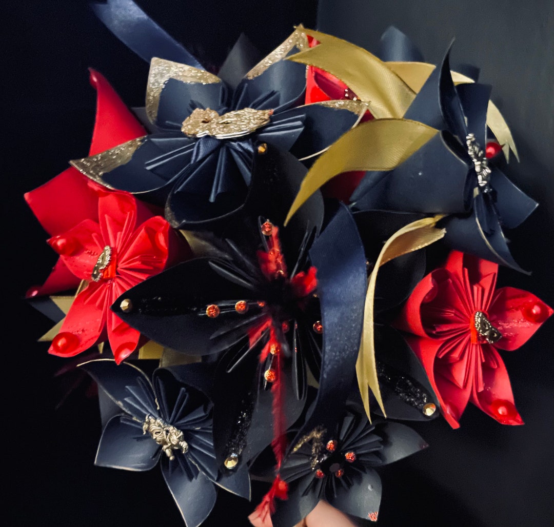 Paper Flower Masquerade Bouquet Made to Order - Etsy