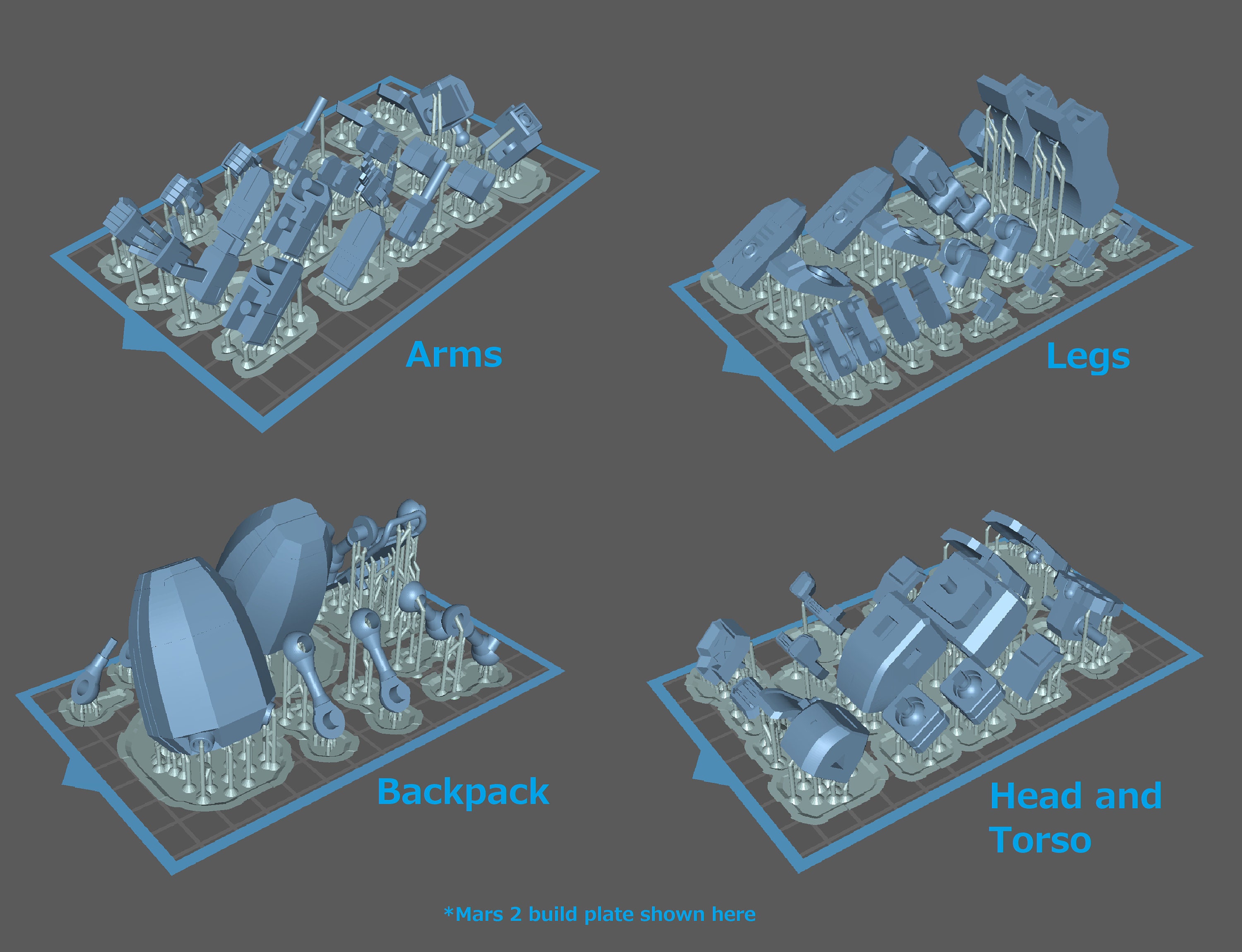 STL Files Only: Recten HG 1/144 Scale Mobile Suit 3d-printable Model ...