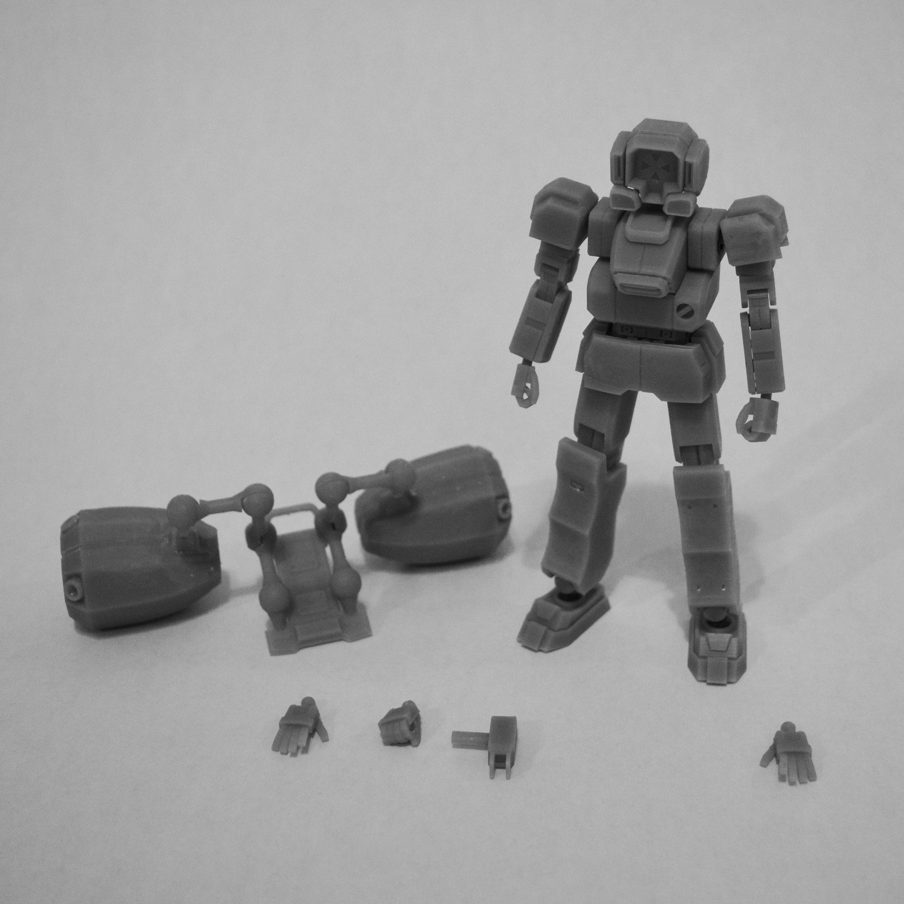 STL Files Only: Recten HG 1/144 Scale Mobile Suit 3d-printable Model ...