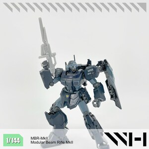 Modular Beam Rifle Mkii - 3d-printed 1/144 Mecha Weapon - Etsy