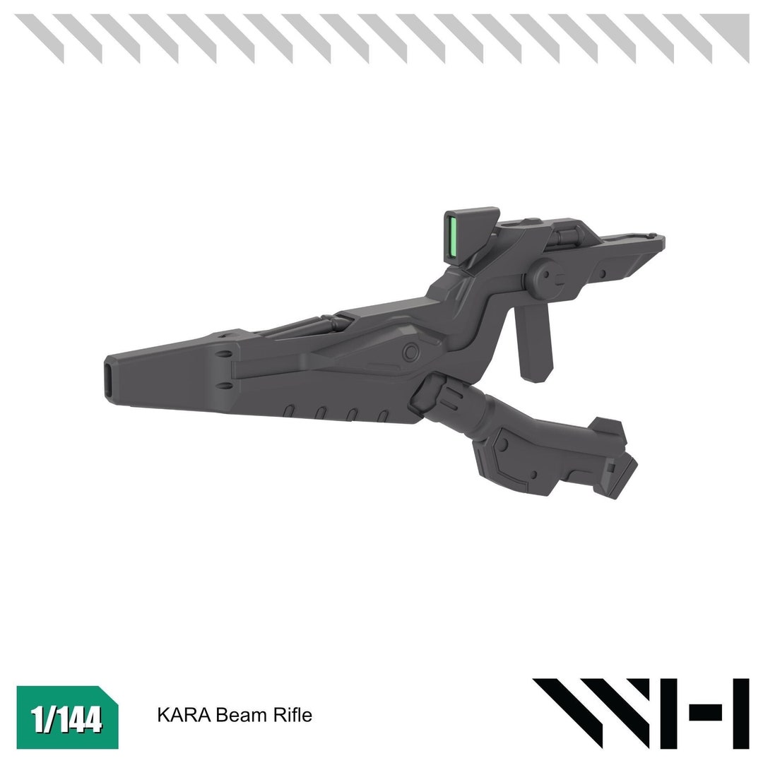 KARA Beam Rifle - 3d-printed 1/144 Mecha Weapon - Etsy