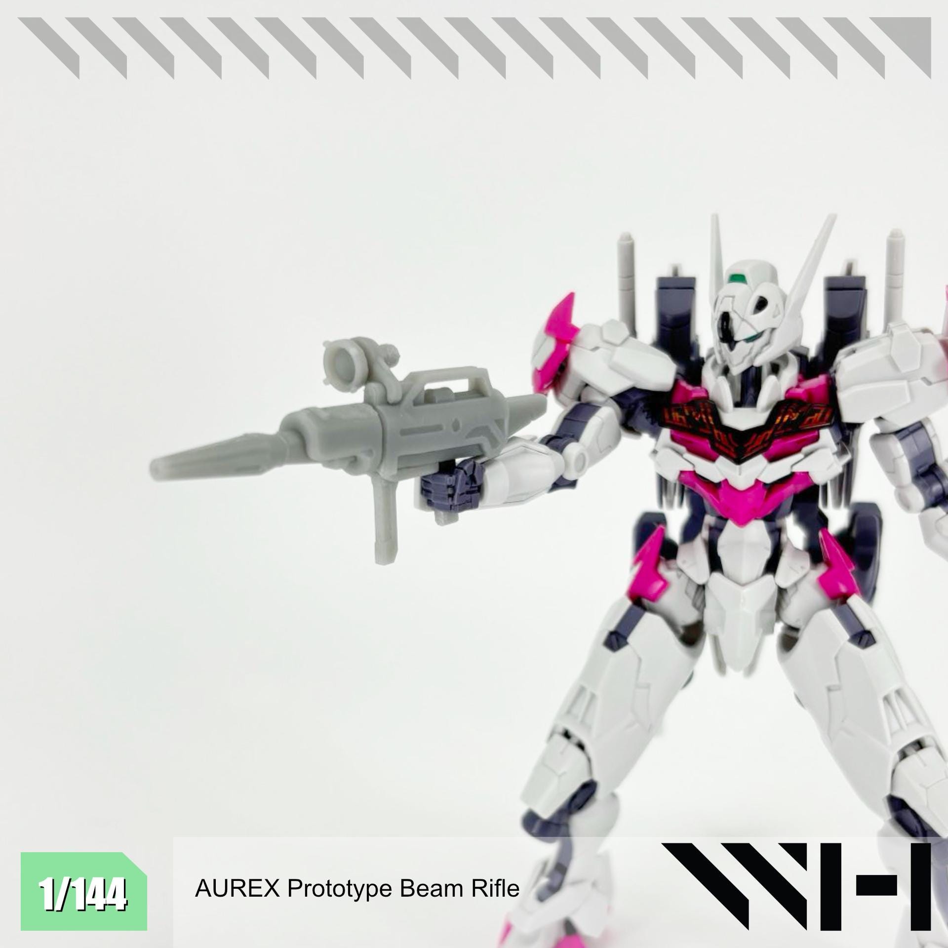 AUREX Prototype Beam Rifle - 3d-printed 1/144 Mecha Weapon - Etsy