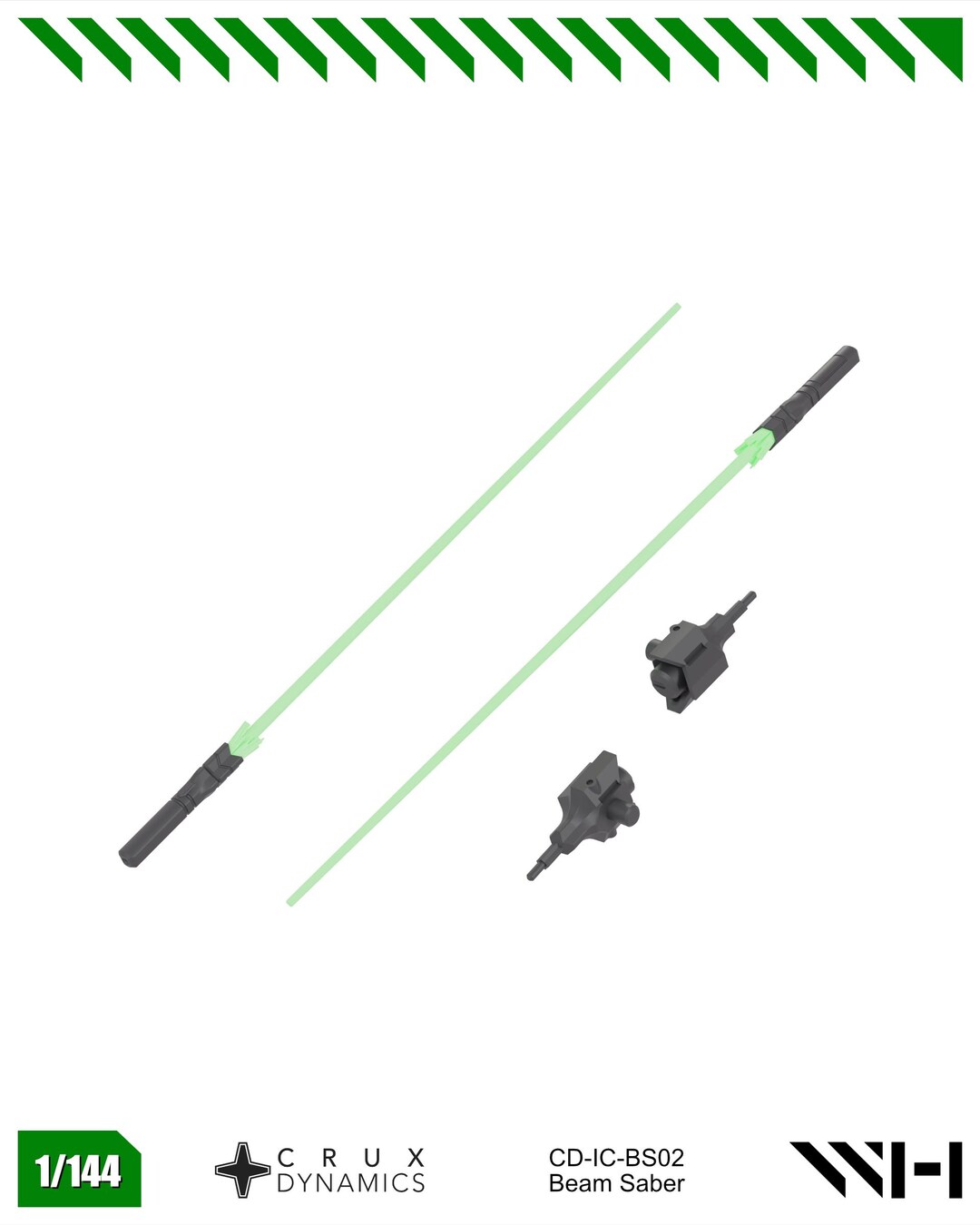 Crux Dynamics Beam Saber Set - 3d-printed 1/144 Mecha Weapon - Etsy
