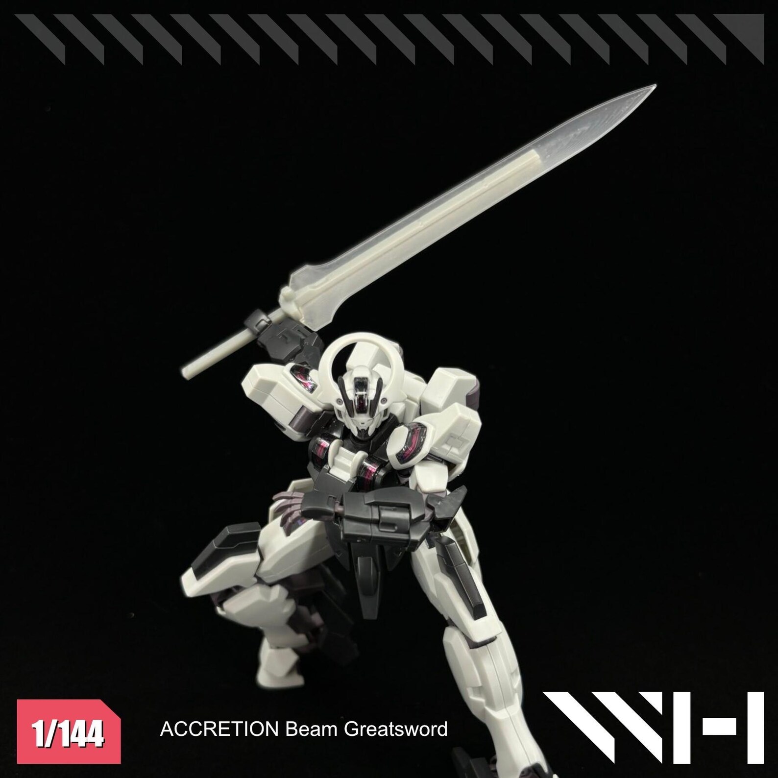 ACCRETION Beam Greatsword - 3d-printed 1/144 Mecha Weapon - Etsy