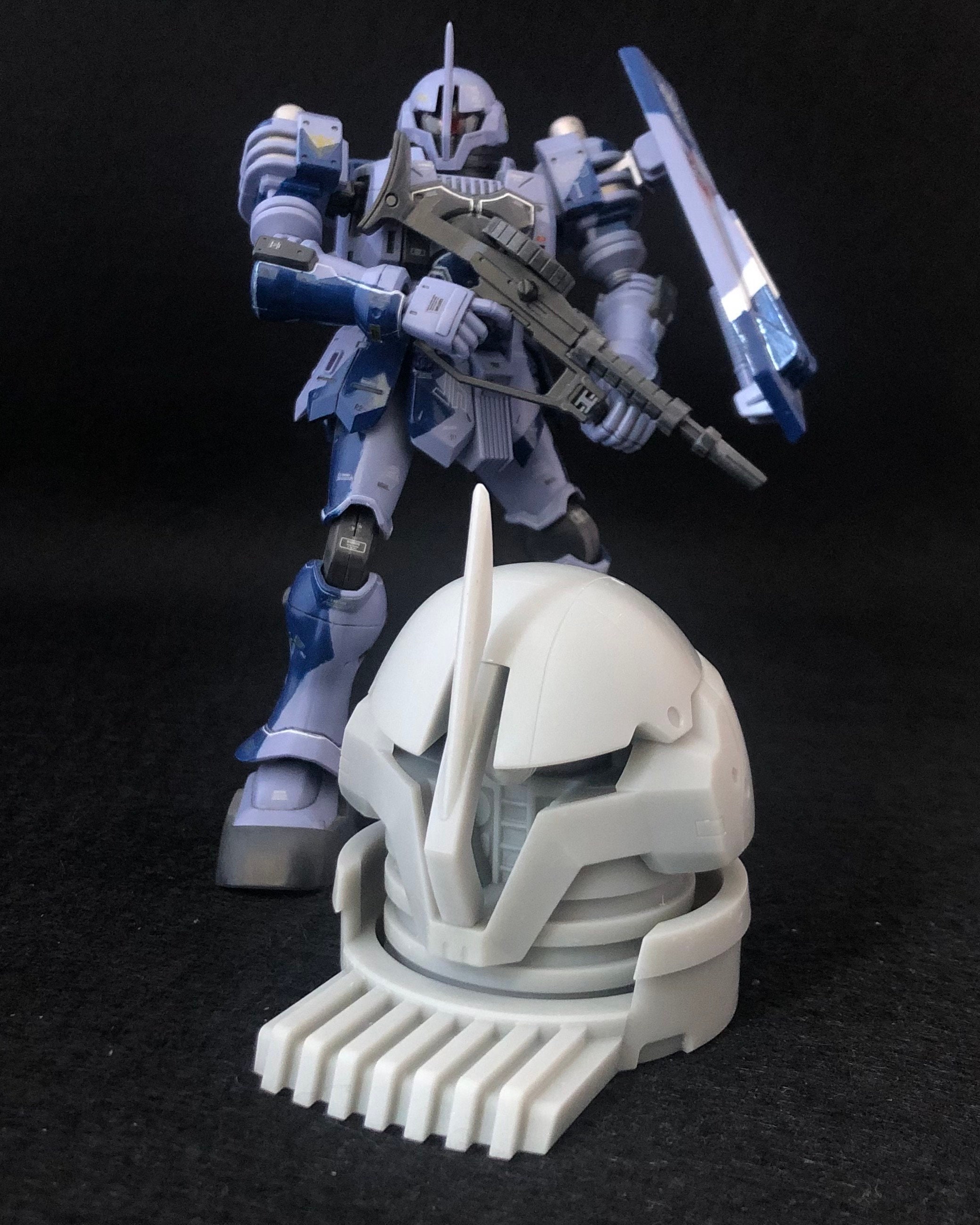 1/48 Zudah Bust 3d-printed Gundam Resin Model Kit - Etsy