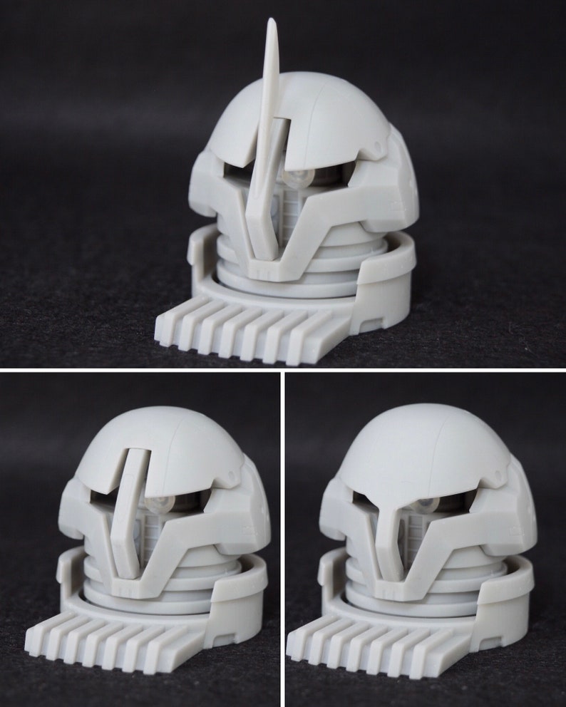 1/48 Zudah Bust 3d-printed Gundam Resin Model Kit - Etsy