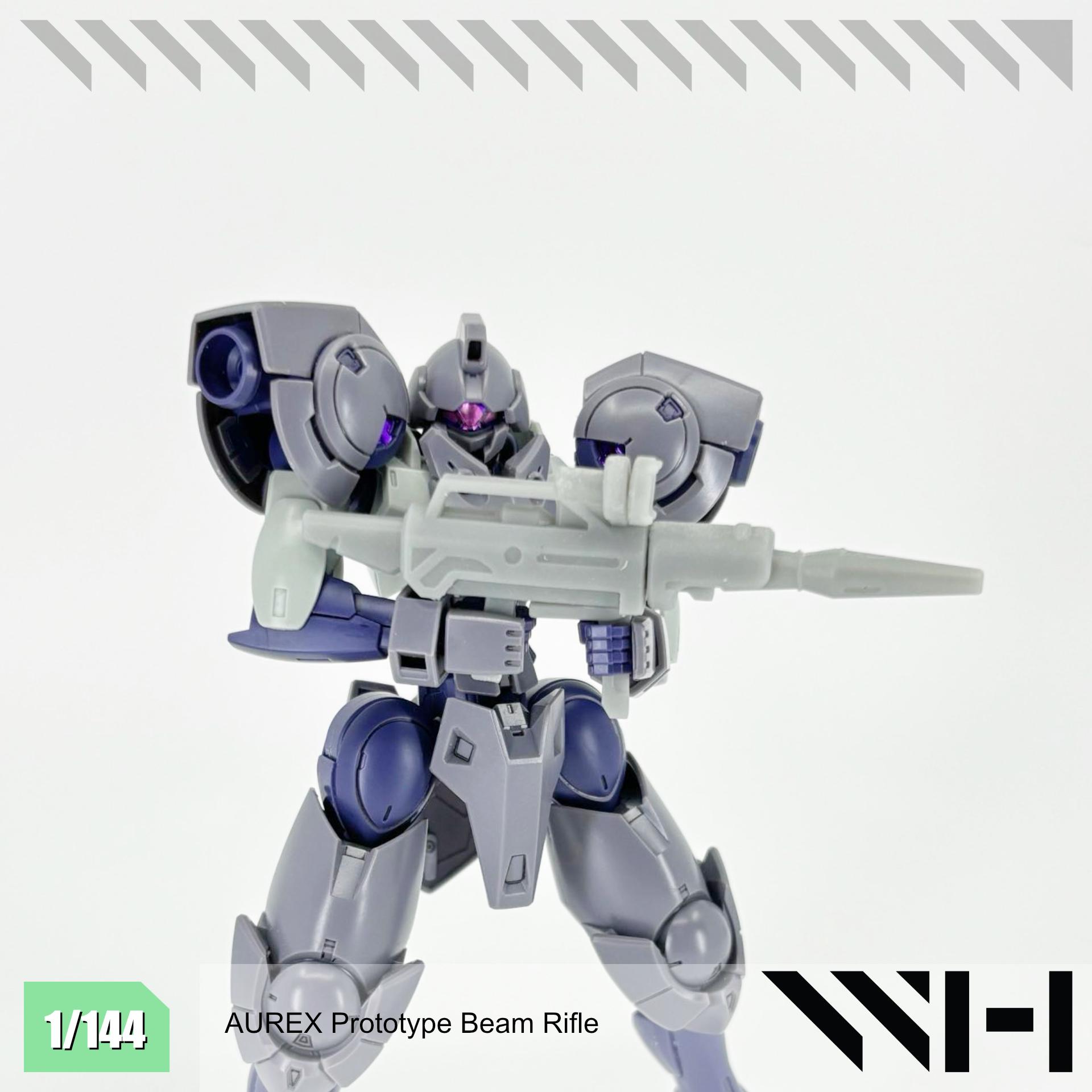 AUREX Prototype Beam Rifle - 3d-printed 1/144 Mecha Weapon - Etsy