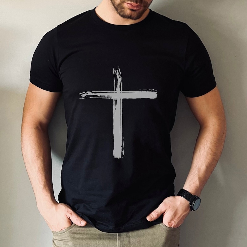 Crucifix Shirt - Etsy