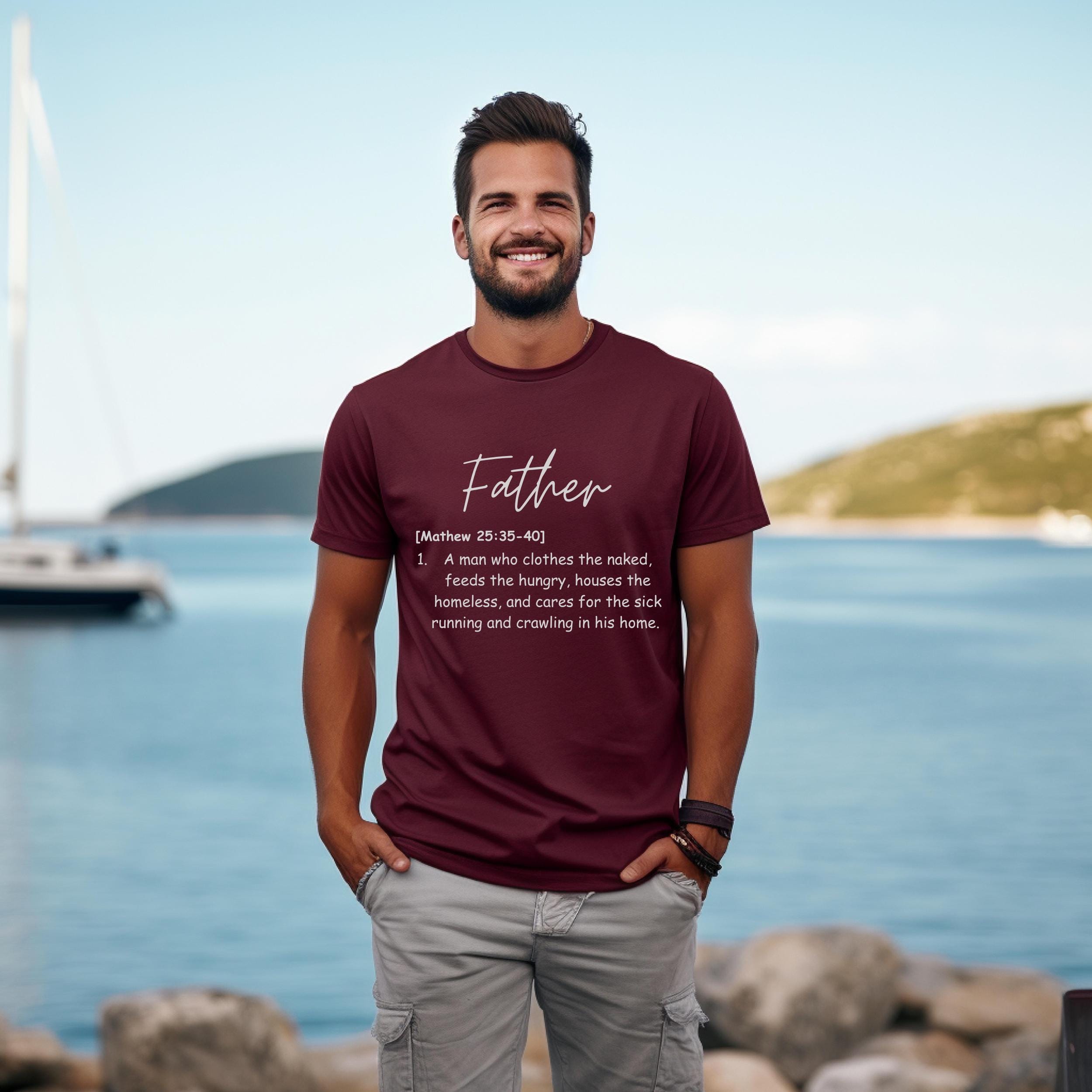 Father Definition Shirt, Dad Definition Shirt, Christian Dad Shirt ...