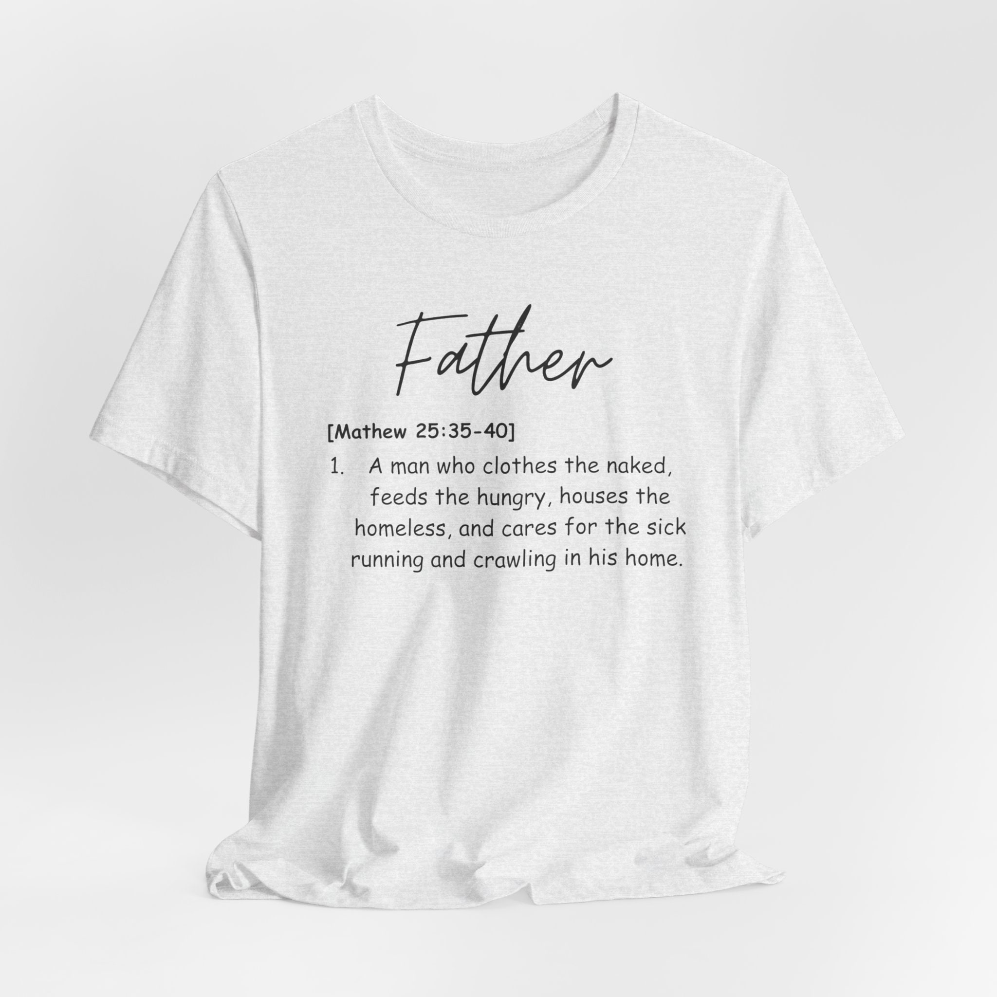 Father Definition Shirt, Dad Definition Shirt, Christian Dad Shirt ...