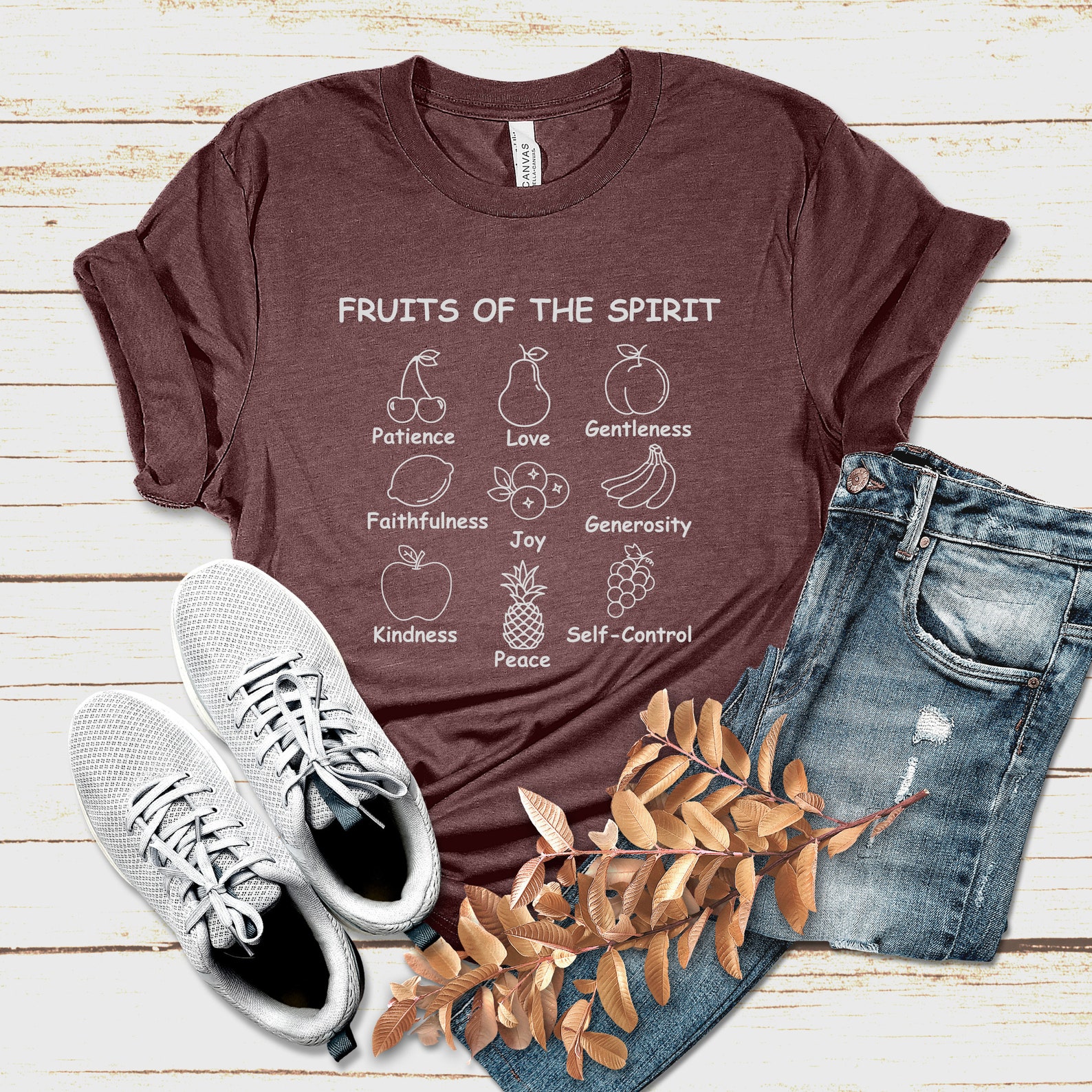 Fruits of the Spirit Shirt, Holy Spirit Shirt, Fruits of the Holy ...