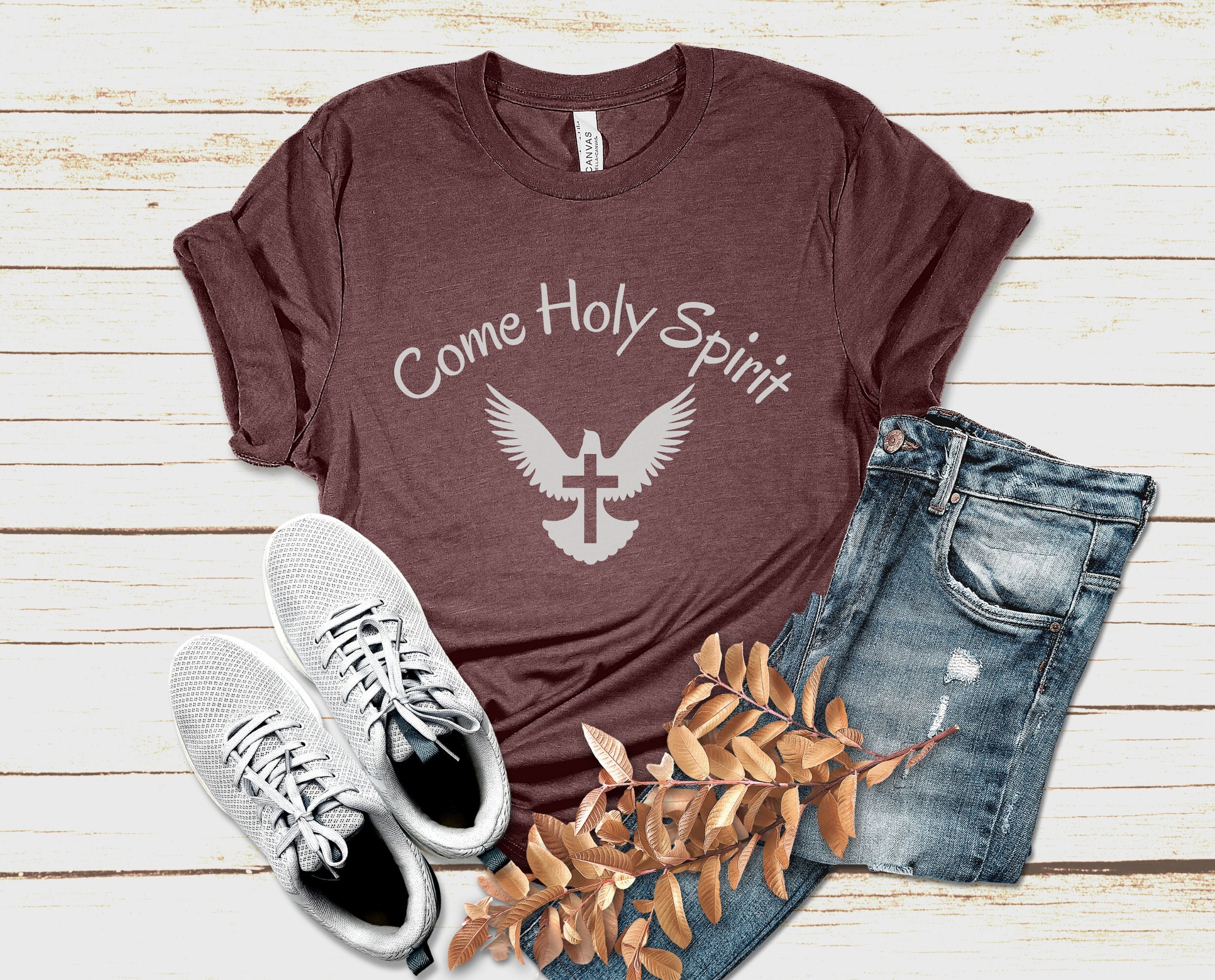 Come Holy Spirit Shirt, Pentecost Shirt, Holy Spirit Shirt, Catholic ...