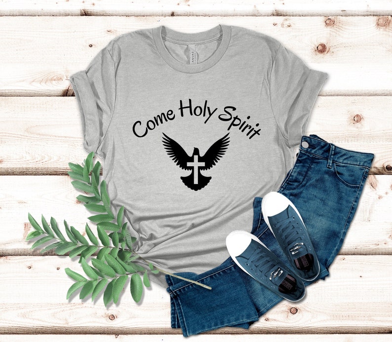 Come Holy Spirit Shirt, Pentecost Shirt, Holy Spirit Shirt, Catholic ...