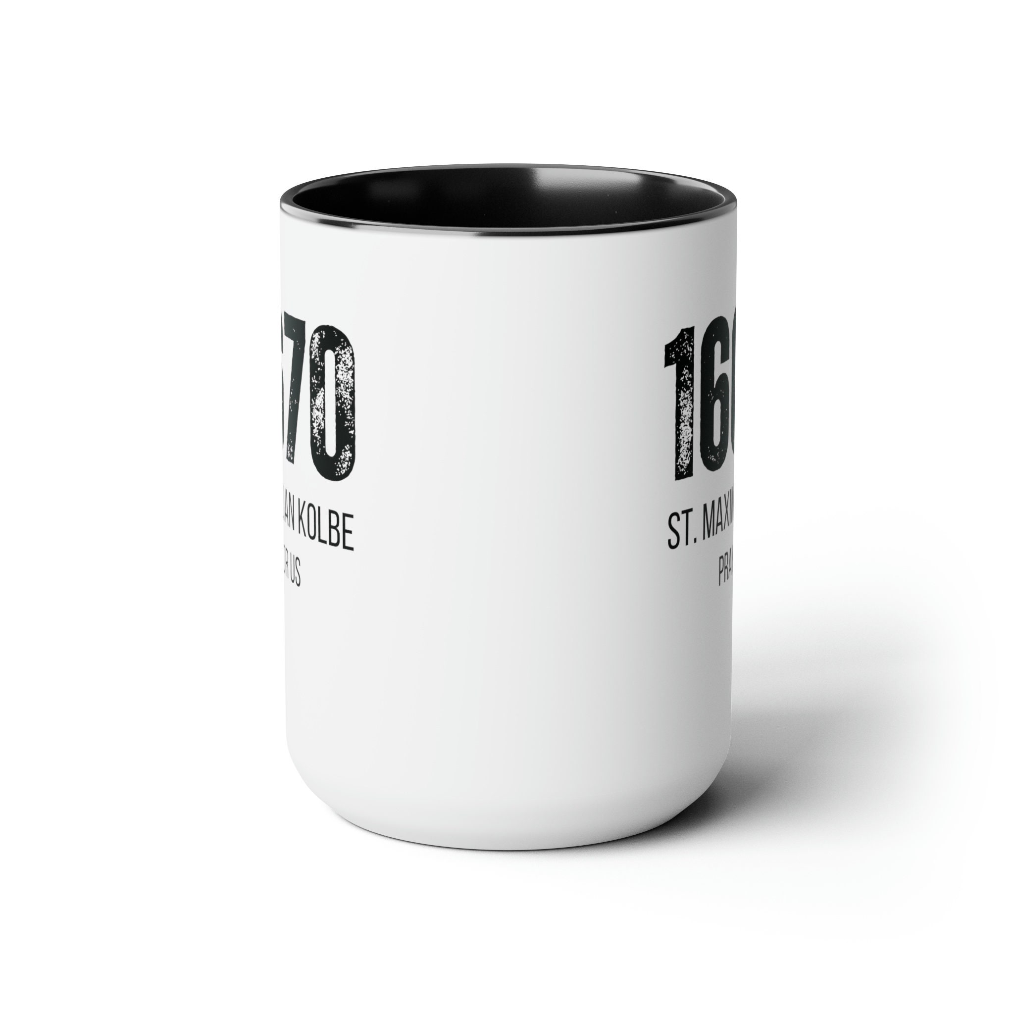 St. Maximilian Kolbe Prison Number Mug, 16670 Coffee Mug, Catholic ...