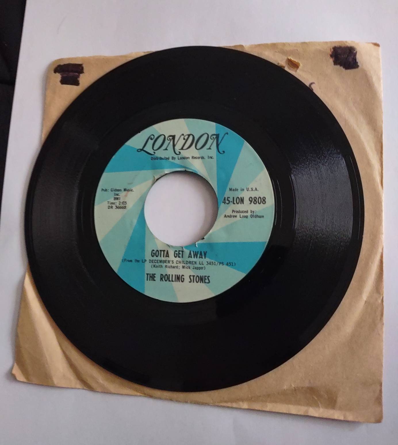 The Rolling Stones Gotta Get Away 1965 on London 45-LON 9808 45rpm 7 - Etsy The Rolling Stones Gotta Get Away 1965 on London 45-LON 9808 45rpm 7 - Etsy