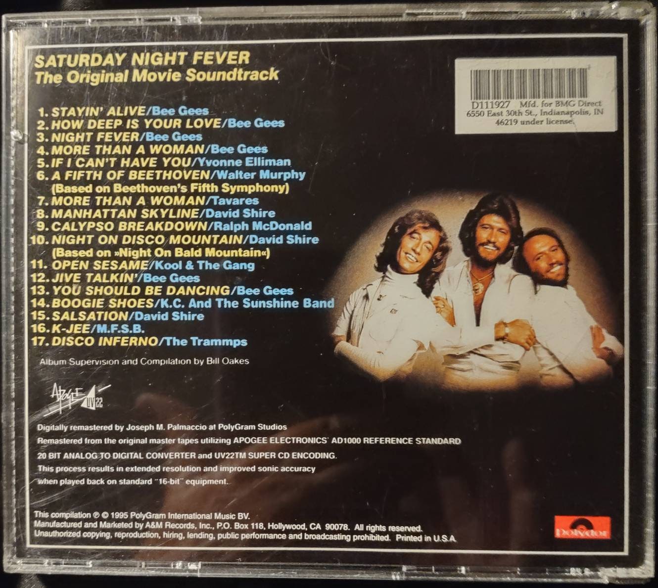 Saturday Night Fever the Original Movie Soundtrack 1995 CD on - Etsy