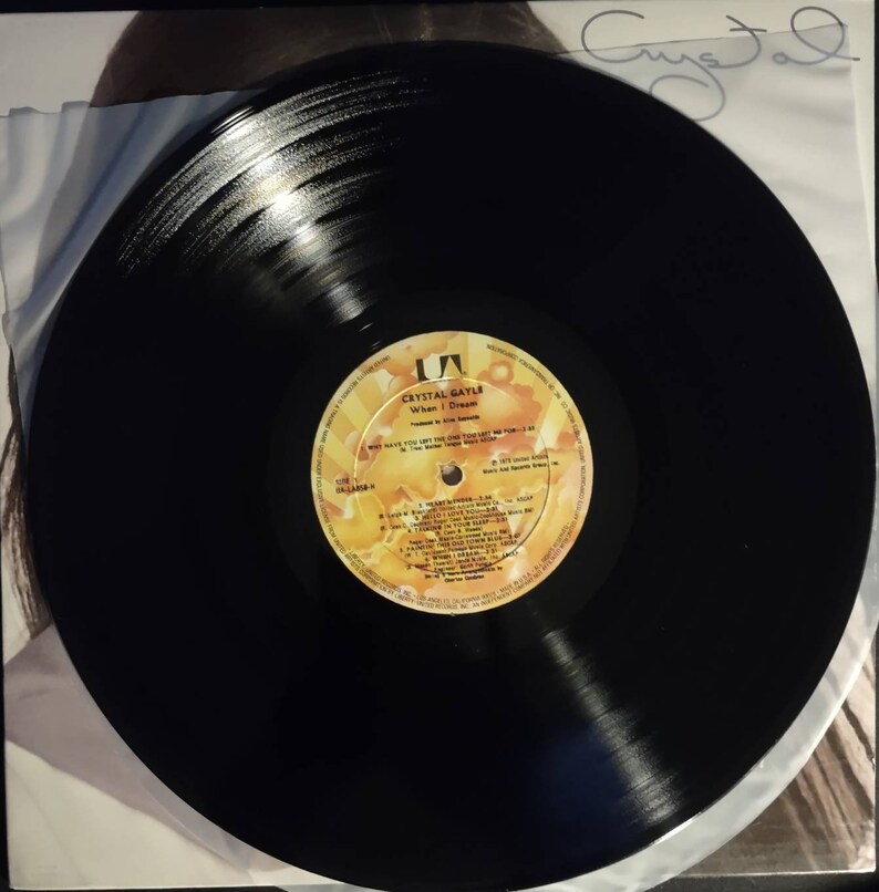 Crystal Gayle - When I Dream 1978 on United Artist's UA-LA858-H - Etsy