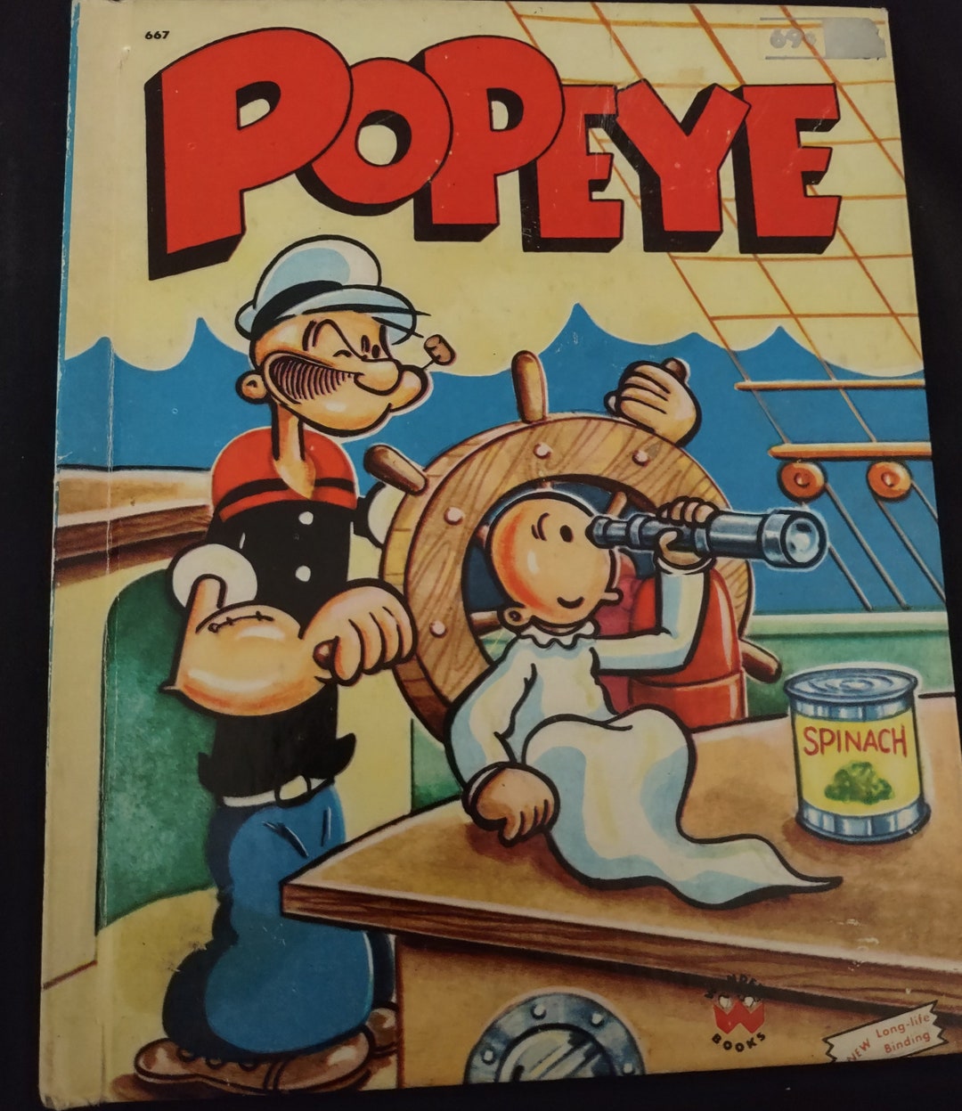 Popeye 1978 Wonder Books Edition Original Copyright 1955 King Features ...