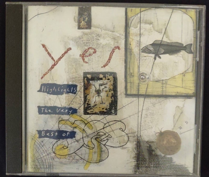 Yes Highlights the Very Best of 1993 CD on Atlantic 7 82517-2 - Etsy